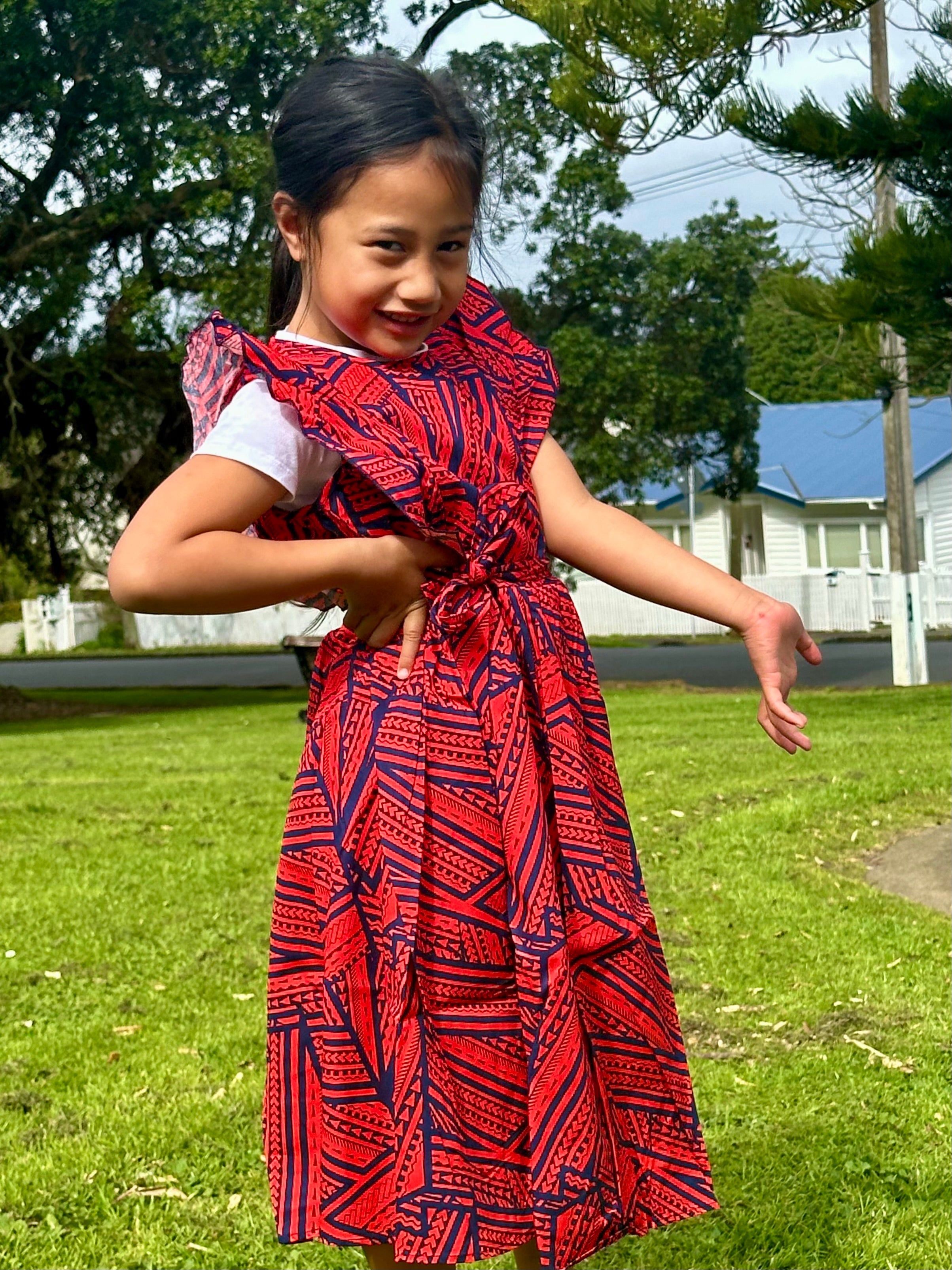 GIRL'S FAY DRESS LG1646 ROSA – www.tanoa.co.nz