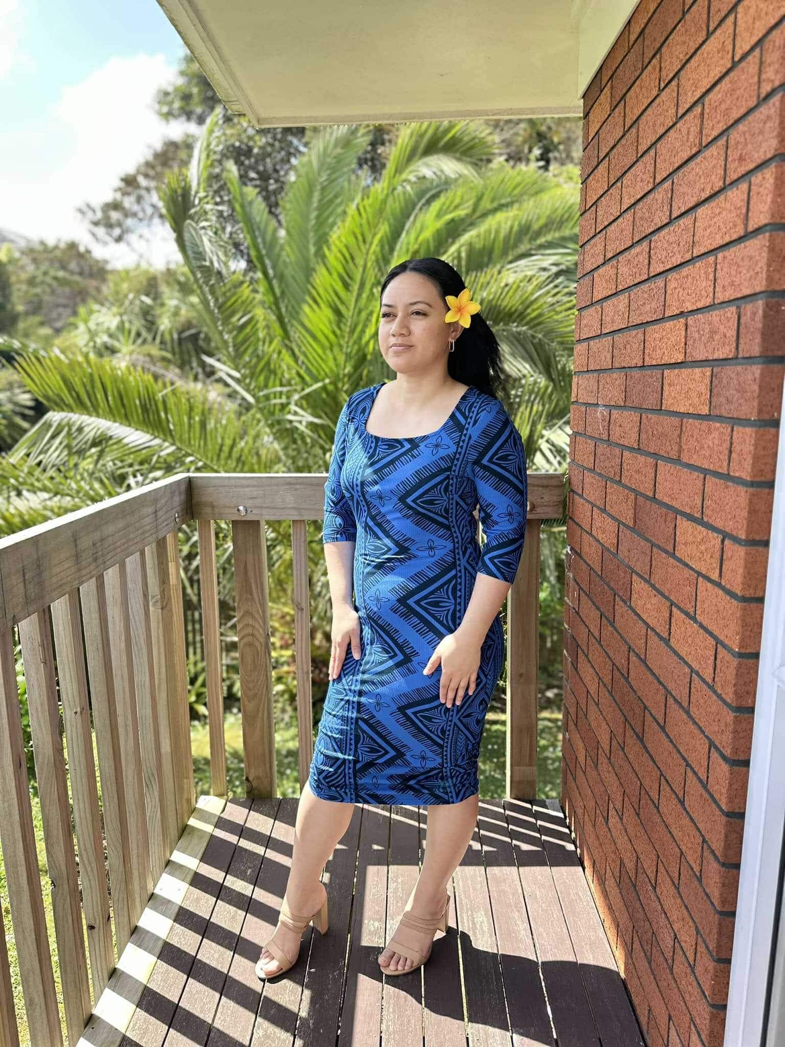 TUIGA MIDI BODYCON - TD180 – www.tanoa.co.nz