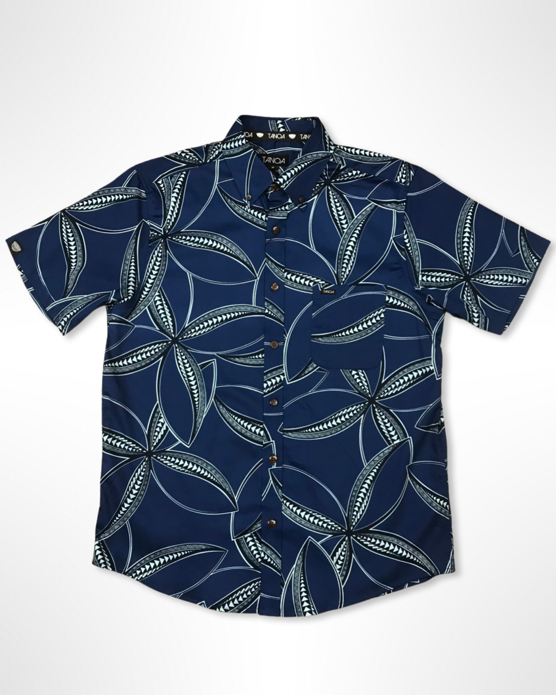MEN'S SHIRT VAITOGI BLUE – www.tanoa.co.nz