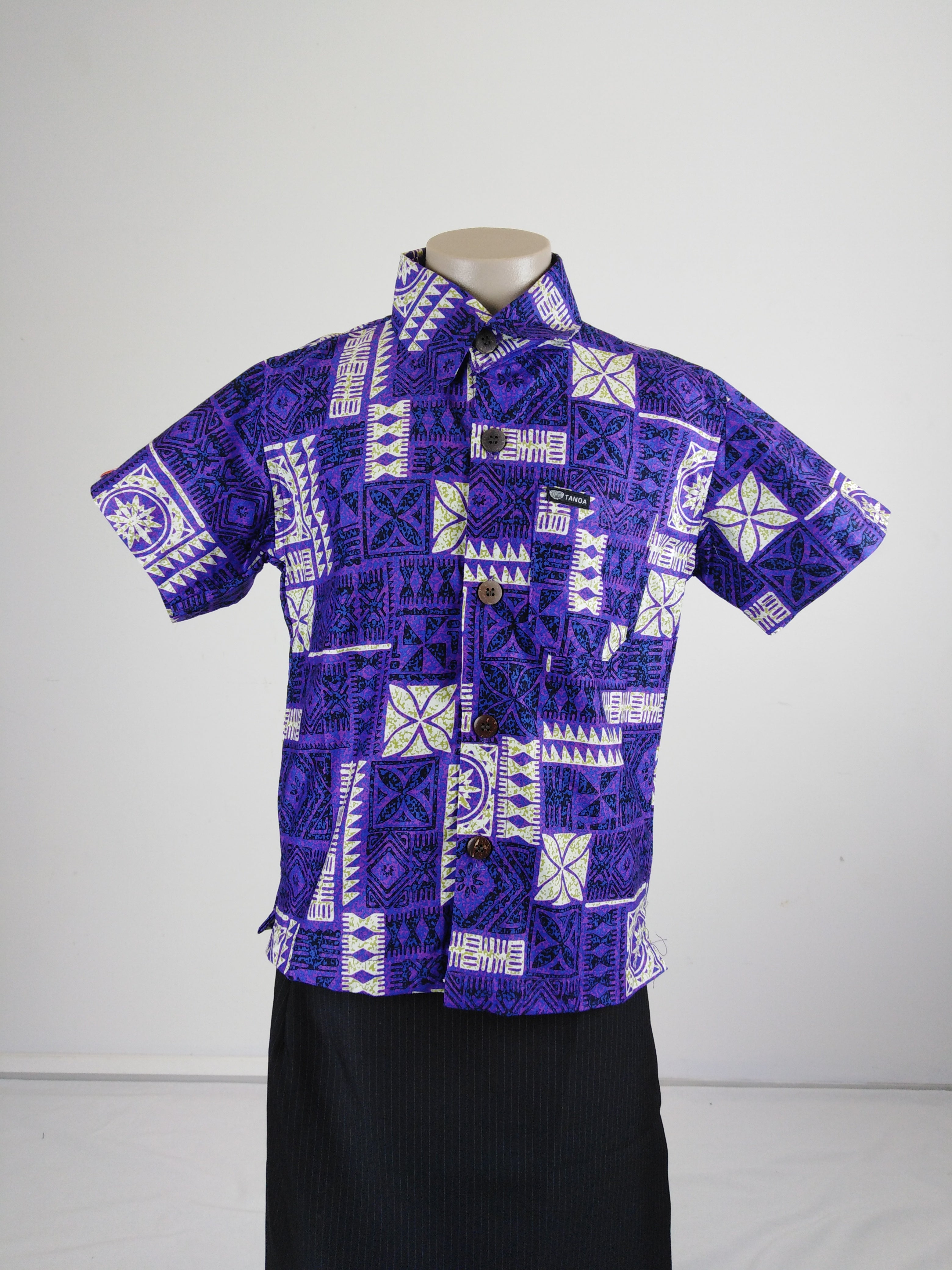 Tanoa Boy's Shirts SB967 Purple – www.tanoa.co.nz